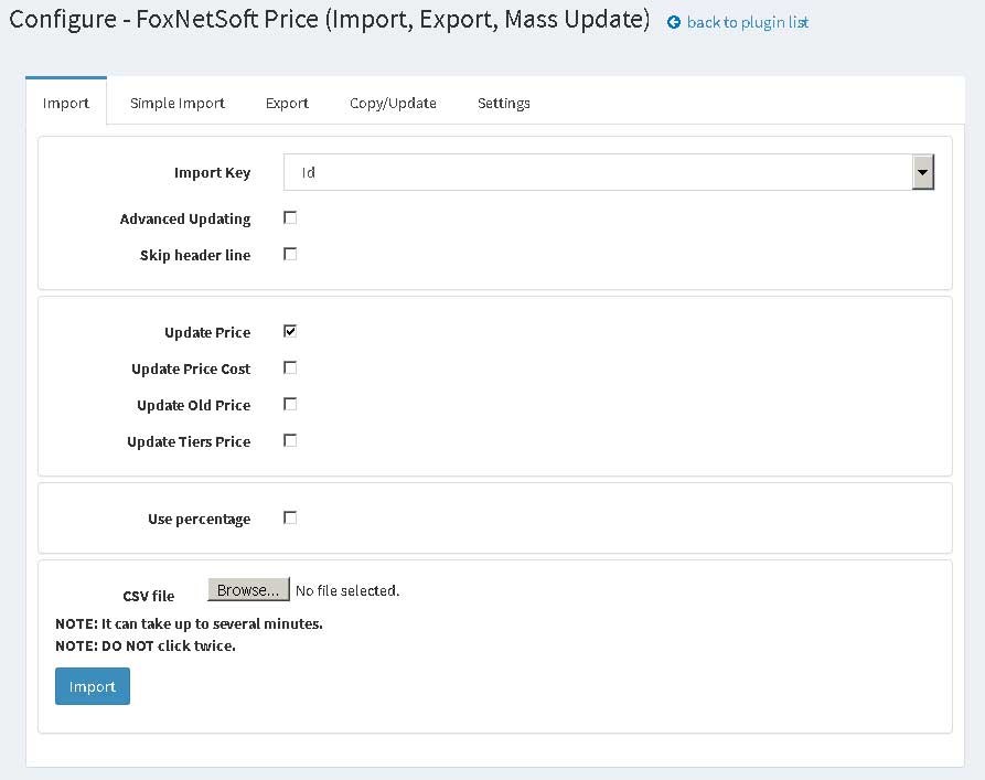 Price Manager (import, export, update) (foxnetsoft.com) - nopCommerce Price Manager (import, export, update) (foxnetsoft.com) - nopCommerce
