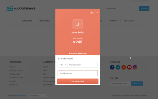 RazorPay Plugin - nopCommerce RazorPay Plugin - nopCommerce